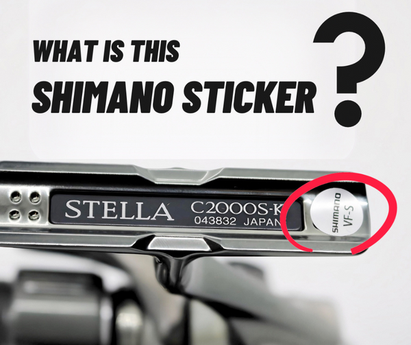Meaning of Shimano reel foot sticker / Manufactured day and country
